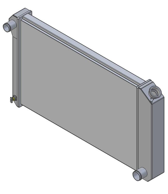 Wizard Cooling Inc #361-200 28.25" Various GM Applications Aluminum ...