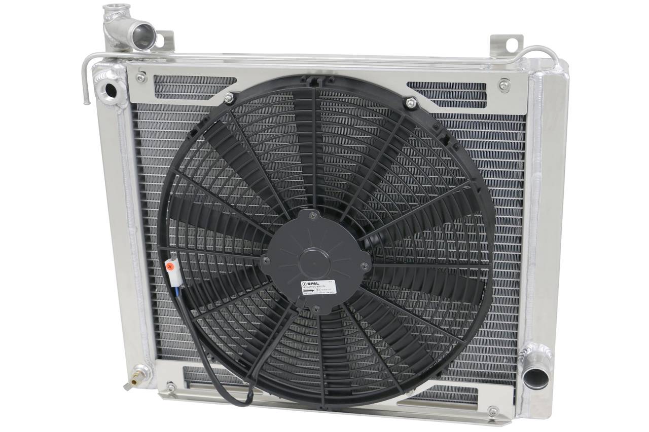 1972 1973 Triumph Stag Aluminum Radiator with Fan Electrical Kit Included 99010 101LP